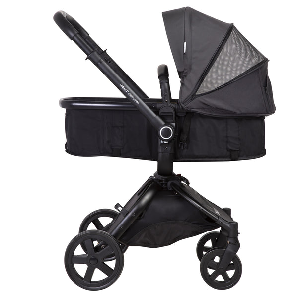 Coche Cuna travel system Deluxe 360° SX Negro — Bebesit